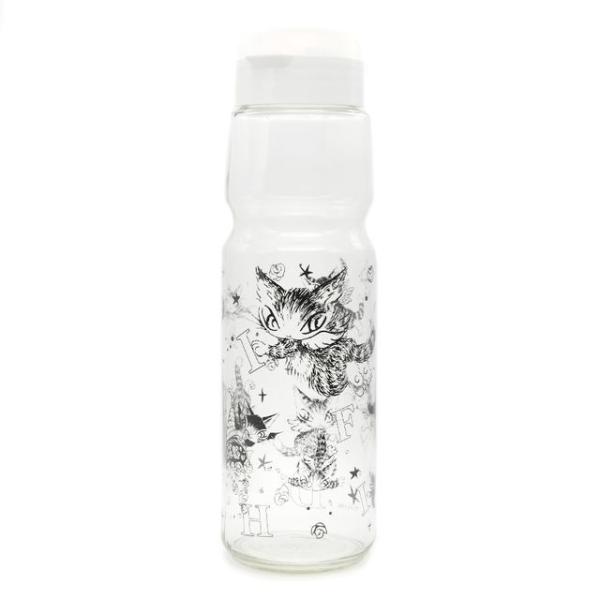 ガラス製のクールポット。におい移りしにくく、茶渋も付きにくい素材です。指がかかるくびれがあり、持ちやすいボトル形状です。※耐熱ガラスではありません。横置きはできません。素材：ソーダガラスサイズ：約Φ62×H290mm容量：1100ml電子レ...