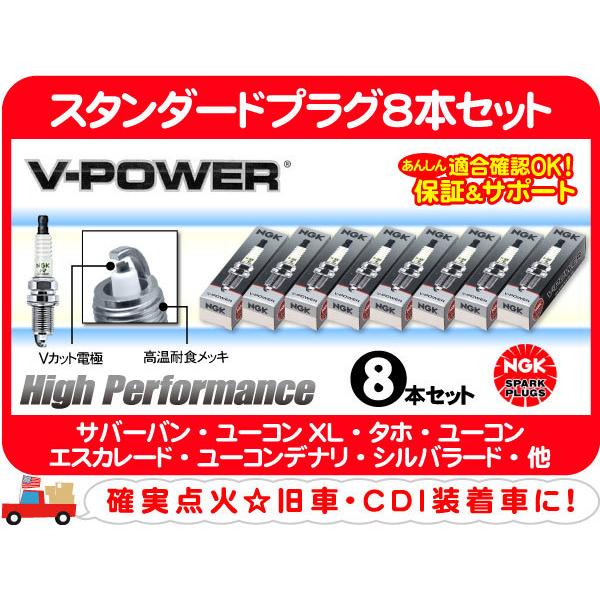 商品名・商品コードNGK スタンダードプラグ8本セット(TR5)・商品コード:B1V仕様・詳細太くてタフな電極で、MSDイグニッション装着車やキャブ車、古めのお車におすすめのプラグです。V字に切込みされた電極で、確実な点火を促します。プラグ...