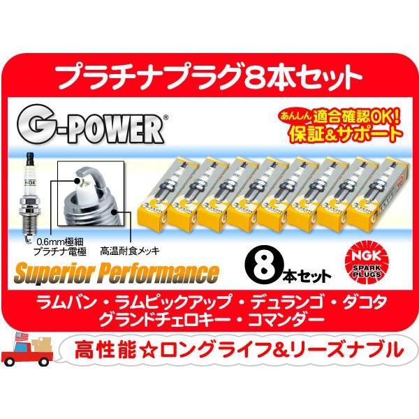 商品名・商品コードNGK プラチナプラグ8本セット(ZFR6FGP)・商品コード:B2O仕様・詳細コストを抑えて長持ちさせたい方にお勧めのプラグです。極細のプラチナ電極で、ロングライフと確実な点火をお約束します。プラグの劣化や消耗は、エンジ...