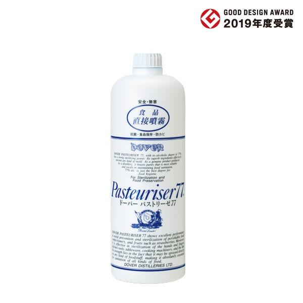製菓をはじめ食品関連のプロフェッショナルの愛用者も多いドーバー酒造のパストリーゼ77。酒造会社だからできる、高濃度アルコール分77％のスプレー付け替え用です！遺伝子組み換えを行っていないサトウキビ原料由来の醸造用アルコールに、緑茶から抽出し...