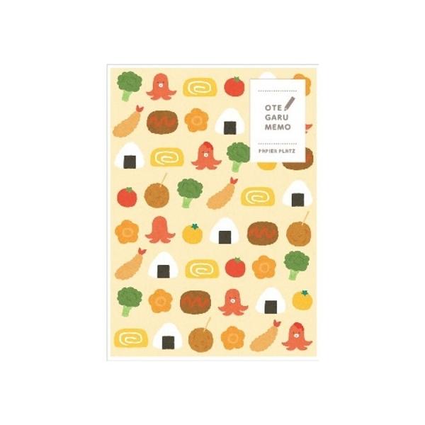 PAPIER PLATZオリジナルデザインのメモ帳。総柄のデザインは裏にメッセージを書いたり、切って手帳デコにも使って頂けます。●サイズ：横75×105mm●内容：5柄各10枚、計50枚入