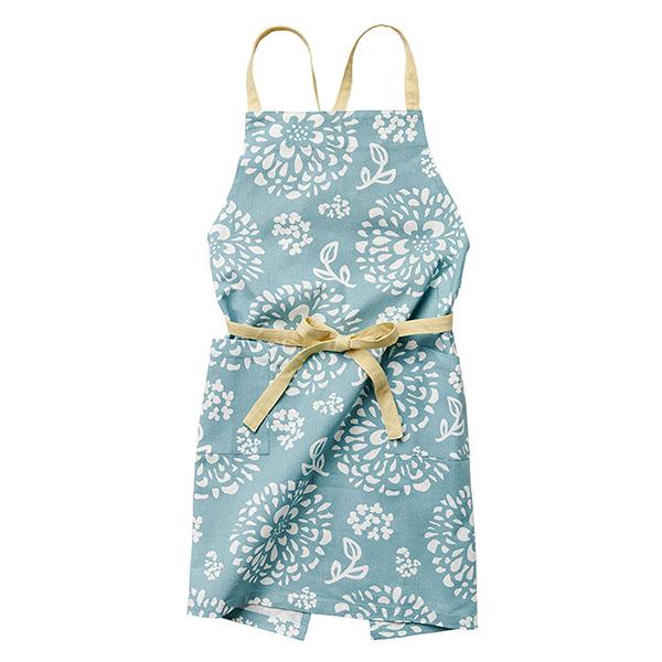 Habituel（アビチュアル）は、毎日を楽しむカジュアルエプロンシリーズです。飽きのこない型をベースに豊富な色柄を展開しています。ファミニンとカジュアルをミックスしたフラワー柄。小花柄から大柄まであります。●サイズ：約 身幅73×着丈84...