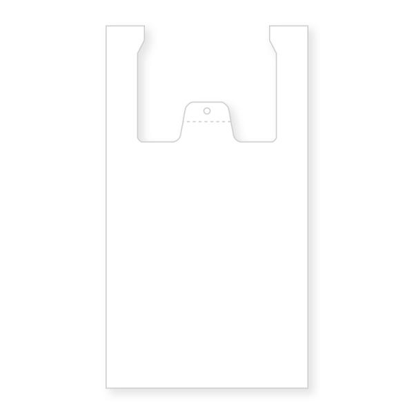 省資源化の薄口タイプのレジ袋です。持ち手を工夫しクワガタにすることで、袋の強度を高めています。また袋の底を破れにくくするアーチシール加工を施しています。乳白色。東日本60号／西日本50号に準じた規格となりますが、サイズは若干異なりますのでご...