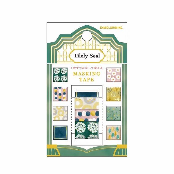 「Tilely Seal」で人気の柄が1枚ずつはがせるマスキングテープになりました！手帳やアルバムのデコレーションなど幅広くお使いいただけます！●商品サイズ：高さ20×幅34×厚さ34mm●シールサイズ：約高さ18×幅18mm 内ダイカット...