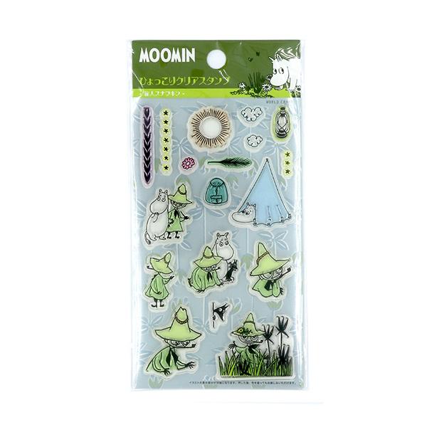 【WORLDCRAFT(ワールドクラフト)】ムーミンとなかまたちがひょっこり大集合！色鮮やかな色合いと和気あいあいとしているムーミンの仲間たちがひょっこり、と可愛いステーショナリーシリーズ！手帳やノートの端に押すとムーミンたちがひょっこり。...
