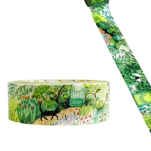 〇〇シンジカトウ Shinzi Katoh〇〇ヘブンリーガーデンマスキングテープ「My Heavenly Gardenシリーズ」イングリッシュガーデンの四季の移り変わりをテーマに華やかで自然あふれたデザイン♪色とりどりの植物や、庭を訪れる小...