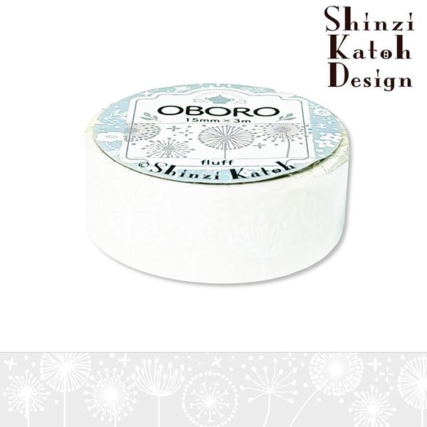 ホワイト一色に透け感と淡く柔らかな仕上がりのマスキングテープシリーズ「OBORO」。大人っぽい雰囲気のマスキングテープです。白い薄紙素材なので、カラーやクラフト紙などにデコレーションをするとよりホワイトインクが協調されて美しく見えます♪●サ...