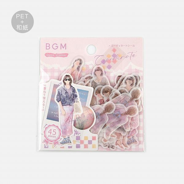 コンセプトに合わせたコーディネートシール♪淡く幻想的な水彩カラーが魅力的です。コラージュ風に手帳デコレーションを楽しむことができます！●素材：和紙/PRT●15デザイン×3枚/計45枚入り【注意事項】再剥離性が特長のシールですので、強力に接...