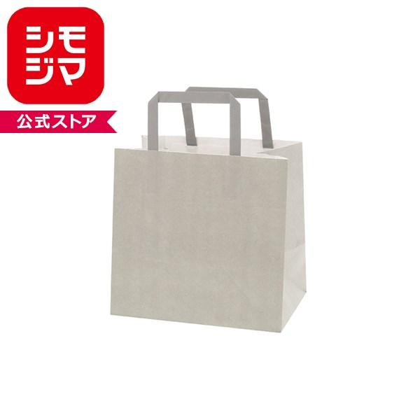 古紙含有率100％使用した環境に優しい手提げ紙袋です。ハンドルは一般的な平紐の幅10ｍｍ幅よりも太めの13ｍｍ幅を採用しているので、手にやさしく持ちやすいです。雑貨、洋菓子、製パンなどに最適です。おすすめ食品箱：食品箱洋生白C／ネオクラフト...
