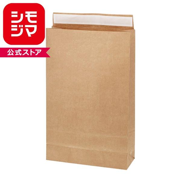 ベロ付きの宅配袋です。口の部分に封緘用のテープがついており、簡単に梱包できます。アパレルや書類、小物などの発送に最適。●入数:50枚●サイズ:幅320×マチ120×高500+ベロ50mm●素材:未晒クラフト紙100g