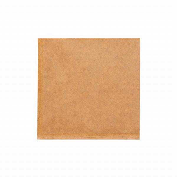 スイーツやおにぎりにぴったり！12cm 角の小さめサイズ登場！！片面が透明フィルム、片面が内側ポリエチレン加工を施した未晒クラフト紙のバーガー袋です。中身をきれいに見せることができ、陳列等のディスプレイ効果を高めます。小さめの調理パン、菓子...