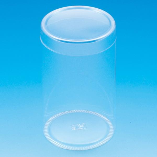 ■商品説明：透明性の高いPET素材の円筒形ボックスです焼き菓子や、ラスク等の洋菓子ギフトに最適です又サイズバリエーションも豊富です■入り数：10個■製品コード：006854242