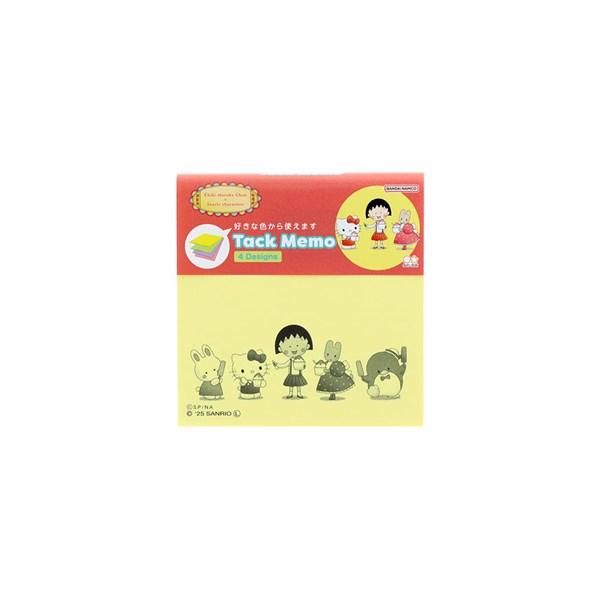 日本を代表する国民的キャラクター「ちびまる子ちゃん」×「サンリオキャラクターズ」夢のコラボレーション商品です。好きな柄から使えるブロック付箋です。●本体サイズ:横75×縦75×厚さ9mm●内容:4柄 各20枚 計80枚●素材:紙●生産国:日本