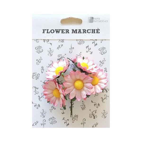 スクラップブッキングはもちろん、幅広いホビーシーンに使える紙製のフラワーパーツです。●入り数：5本●花径：約35mm●素材：紙、ワイヤー《ご注意点》・製造ロットにより色味・仕上がりに差がある場合がございます。・花芯等の塗料が花びらに色写りし...