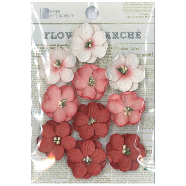 スクラップブッキングはもちろん、アルバムデコレーションやカード作りなど、幅広いホビーシーンに使える紙製のフラワーパーツです。●入り数：10枚●花径：約25mm●素材：紙（アシッドフリー）《ご注意点》・製造ロットにより色味・仕上がりに差がある...