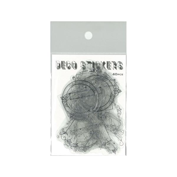 クリアタイプのステッカーです。シルバーフォイルがおしゃれなフレームデザインとなっています。大きめのサイズなので手帳デコレーションやバレットジャーナルなど幅広く楽しめます！●台紙サイズ：約10x7.2cm●容量：40枚※本体以外はイメージとな...