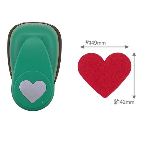 大きめパーツを抜けるデコレーションパンチ♪本体表面にプリントしてあるデザインで、少し大きめの型抜きができるクラフトパンチです！パンチして抜いた型は本体を傾けるとスリットからすべり出てきます。裏面（底部分）には安全カバーがついているので、抜い...