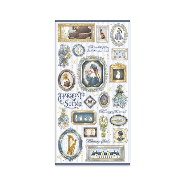 Choupinet(シュピネ)とは、フランス語で「かわいいあなた」という意味です。あなたが可愛くあり続けるために、日常がより素敵になるように願いを込めたシリーズです。シールは上品な輝きのパール紙を使用し、全面に繊細な金の箔押しが施されていま...