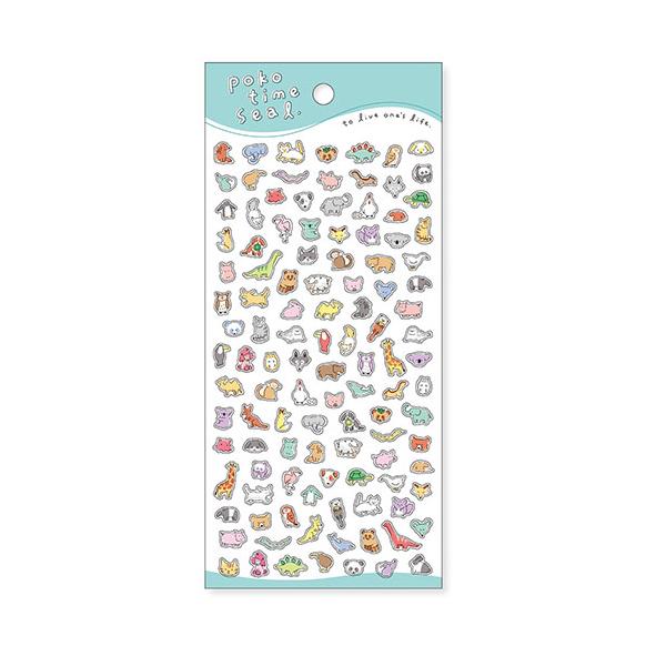 超プチプチサイズ！書き文字に自然に馴染むイラストでスケジュール帳におすすめです！●サイズ：縦175×横90mm●素材：透明PET