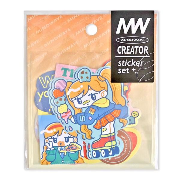 マインドウェイブ所属のデザイナーが手掛けるオリジナルステッカーセットが新登場!個性豊かなテイストがそろった魅力あふれるラインナップです♪●パッケージサイズ:縦112×横96mm●シールサイズ:縦50×横70mm内●内容:ミラコート:8柄各2...