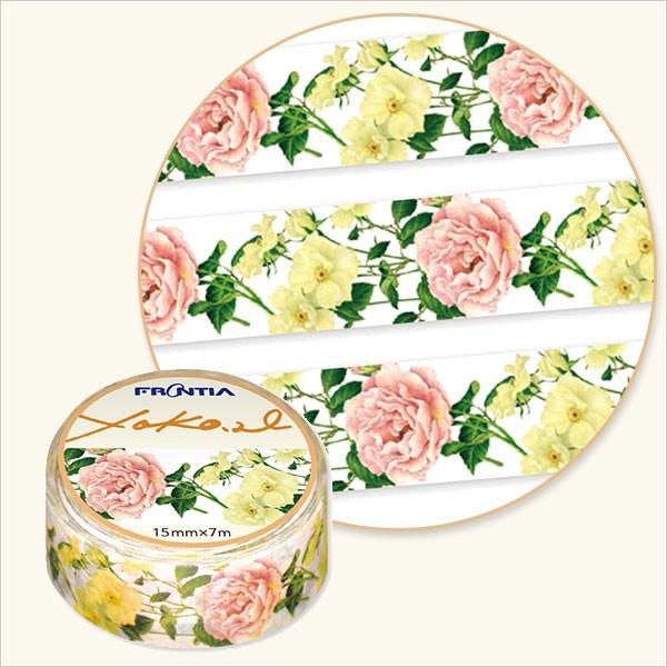 カレンダーやダイアリーでも人気の野村陽子氏デザインのマスキングテープです。ボタニカル柄の上品なマスキングテープ。貼れば一気に上質な雰囲気に仕上がります。グリーティングカードや手帳に、ハンドメイド作品やスクラップブッキング、ギフトラッピングな...