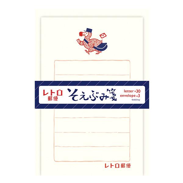 レトロで可愛くユニークな世界観が魅力のイラストレーターオビワンさんとのコラボ商品が新登場！ちょっと気持ちを伝えたいときに便利なそえぶみ箋はコレクターも多く、皆様に愛され続けて根強い人気のある商品です。●便箋30枚　縦114×横73mm●封筒...