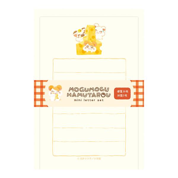 自由気ままで個性豊かなハムちゃんずが魅力的なとっとこハム太郎とのコラボ商品が新登場！かわいいハムちゃんずがワンポイントのミニレターセットです。お気軽にメモとしてもひとことメッセージとしてもお使いいただけます。●便箋30枚　縦114×横73m...