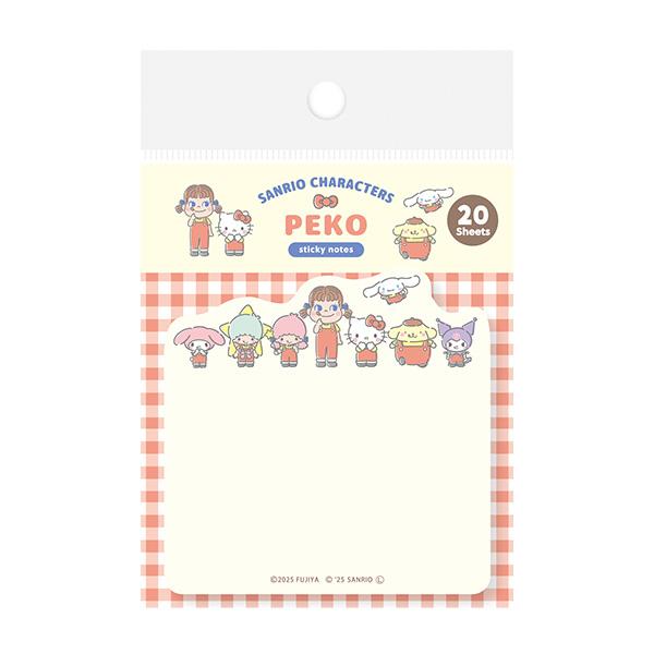 おそろいの服を着たサンリオキャラクターたちとペコちゃんが大集合!ペコちゃんと同じ表情をまねっこしている姿がとってもキュート。仲良しな雰囲気と特別感あふれるデザインで見ているだけで笑顔になれるコラボです。ノートや本に貼ればちょこっと顔をのぞか...