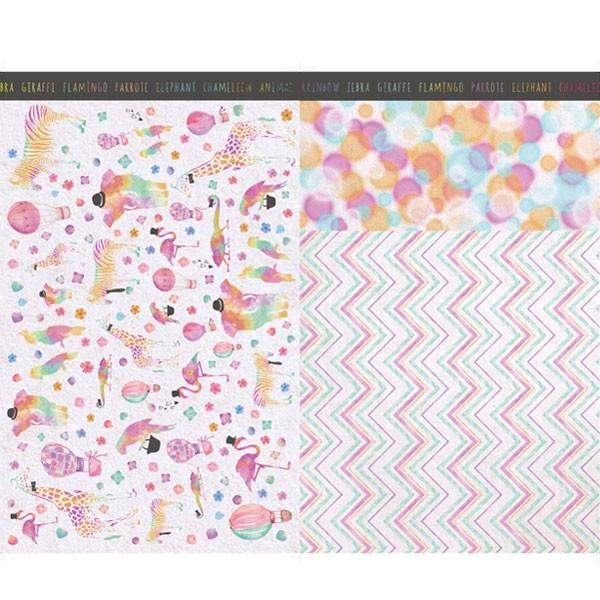 可愛く使える！貼りやすくおしゃれなデコポッジ専用ペーパー♪デコポッジに適した、貼りやすくおしゃれな仕上がりになる、キュートな柄付きペーパーです。薄い半紙のような質感で、少し透け感のあるのが特長です。ペーパーナプキンでは表現の難しい繊細柄が特...