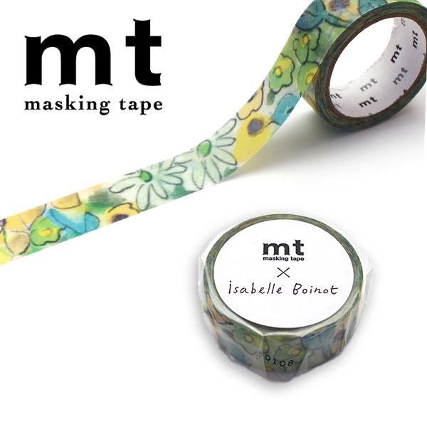 mt「2025Spring&amp;Summer」コレクション。『Isabelle Boinot イザベル・ボワノ』フランスのアーティストイザベル・ボワノがデザインしたマスキングテープです。紙や飾りに、手紙や手帳デコ等のちょっとしたアクセン...