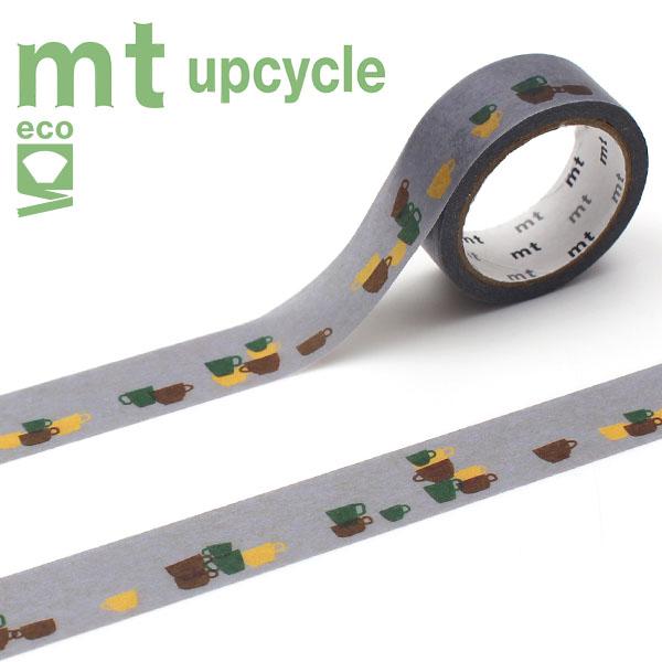 コーヒーフィルターの廃材を使用して作られたマスキングテープです。ナチュラルカラーからコーヒーモチーフの絵柄が仲間入り！紙や飾りに、手紙や手帳デコ等のちょっとしたアクセントにもピッタリ♪●1巻入り●テープサイズ：15mm×5m●和紙●日本製【...