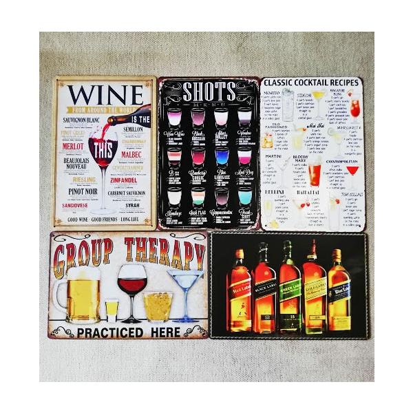 部屋、玄関、ガレージ、店舗、などをお洒落な空間にするブリキの看板です。壁に貼るだけで、アメリカンレトロ、アメリカンヴィンテージな雰囲気をお手軽に演出できます。お店のイメージ作りやイメージアップ、ディスプレイ、ショーケース、お部屋のインテリア...