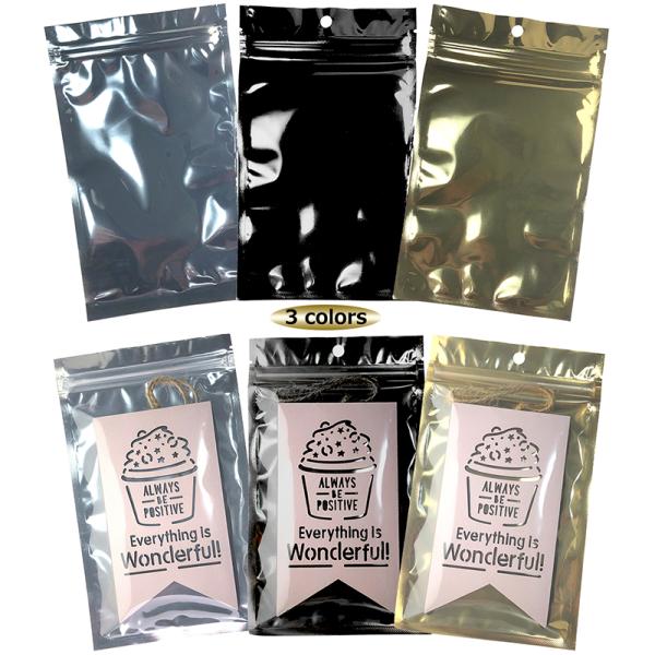 【発売日：2022年02月11日】【製品仕様】●素材：BOPP/VMPET/CPP●外寸：約12x20cm●内寸：ゴールド 約11x16cm　シルバー 約11x17cm　ブラック 約10.7x16.5cm※サイズをお選びの際は包装する品物の...