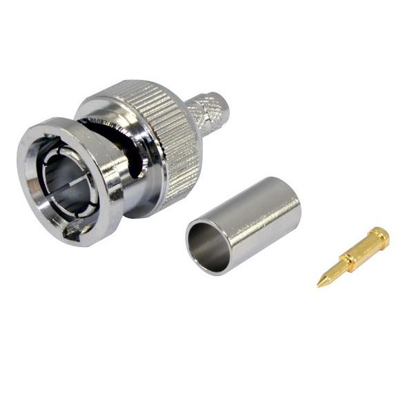 【仕様】・ 圧着式BNCコネクター※圧着ペンチ(WTW-1PK-3005F）が別途必要です【適合ケーブル】5C-2V・75ΩBNC型プラグ・簡単圧着でラクラク施工