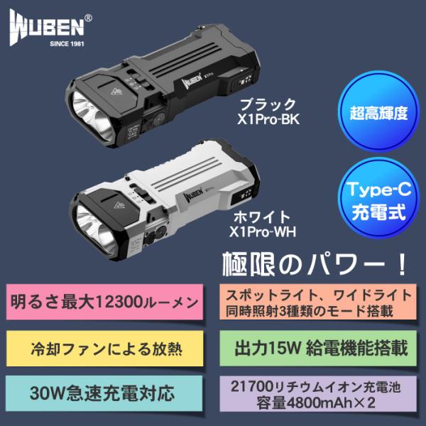 【特長】・明るさ最大12300ルーメン、最大照射距離410m、闇を切り裂き、奥まで昼のように照らす圧倒的な光・スポットライト、ワイドライト、両方同時照射3つのモード機能搭載・3つのモードをワンタッチで切り替え・冷却ファンによるインテリジェン...