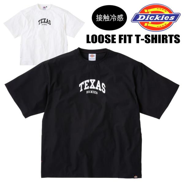 ゆとりのあるルーズフィットシルエットTシャツ。ドライな着用感と適度なハリを備え、伸縮性にも優れた素材。Dickies発祥の地であるテキサスを胸プリントで表現。実用性の高いサイドポケット付です。