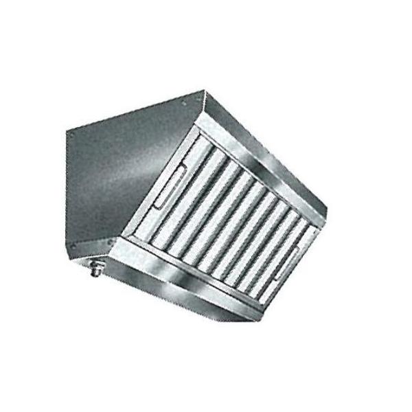 【商品仕様】クラコ グリスフィルター DC-50HF ダブルチェック 有圧扇内臓可能タイプ 片面単体型■特長● 処理容量が大きいため、厨房換気を十分に行うことができます。● フィルタ本体は全てステンレスを使用しています。● グリス除去率80...