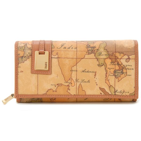 プリマクラッセ PRIMA CLASSE地図柄にロゴプレートがお洒落な長財布。PVCコーティングの素材は撥水性にも優れ汚れにくいのもGOOD！上品な風合いは年齢や流行に関係なく幅広い年代の方に末永くご愛用して頂けます。大切な方へのプレゼント...