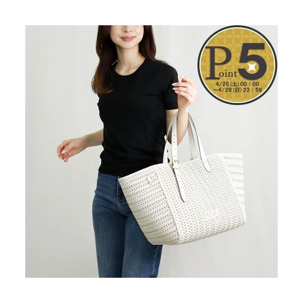 アニヤハインドマーチ ANYA HINDMARCH柔らかなやぎ革で編まれた存在感たっぷりのトートバッグ。持ち手がサイズ調整が出来るので、肩にかけてもお使いいただけます。収納力たっぷりのアイテムです。【サイズ（約）】高さ/約29cm横幅/約5...