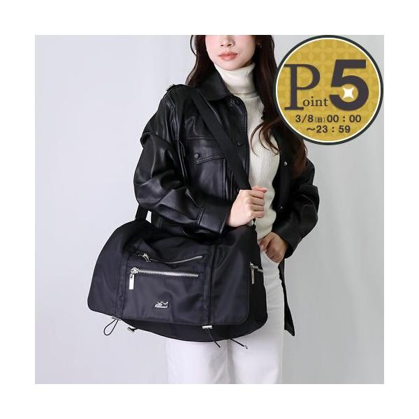 イエイエ YIE YIE韓国発ブランドYIE YIE。ドローコードを調節すればシルエットも変化。ポケットも充実し収納力もGOOD↑【サイズ（約）】高さ/約23cm横幅/約42cm(上部)マチ/約18cmショルダーストラップの長さ/約113c...