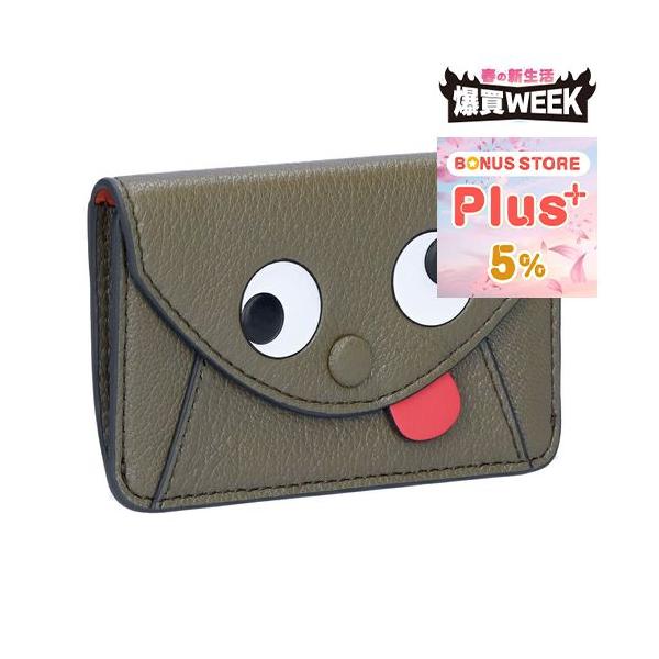 アニヤハインドマーチ ANYA HINDMARCH上質レザーにZANYモチーフがユニークな仕上がり。メイン収納＋2つのカードポケットが実用的なカードケースは、ギフトにもおすすめです。【サイズ（約）】縦/約6.5cm横/約10.5cm【仕様】...