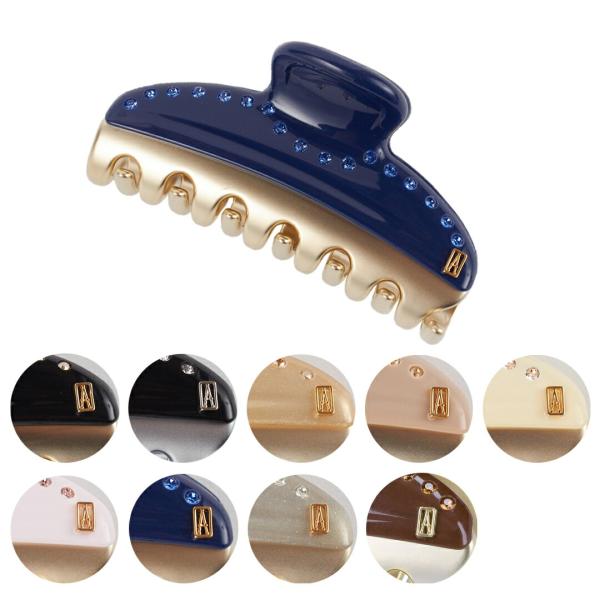 アレクサンドル ドゥ パリ ALEXANDRE DE PARISフランス発の最高級美容室を原点とするヘアアクセサリー＆コスメブランド。女性らしいフォルムにキラキラ光るストーンがきらびやかなラグジュアリー感を演出♪髪につける先端は丸みを帯びて...