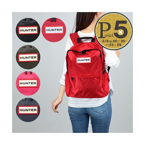 ハンター HUNTERシンプルなデザインが魅力の【NYLON BACK PACK】は、鮮やかなカラーバリエに注目☆撥水性ナイロンを使用したバックパックは、バツグンの収納力と中綿入りのストラップデザインで、実用性もバッチリな人気実力派アイテム...