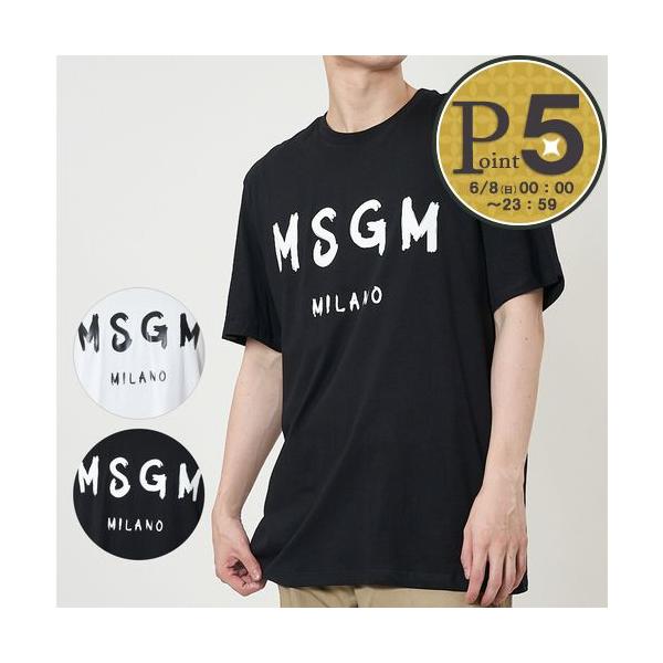MSGM エムエスジーエム ロゴTシャツ 2000MM510 メンズ 【ゆう MSGM エムエスジーエム ロゴTシャツ 2000MM510 メンズ 【ゆう