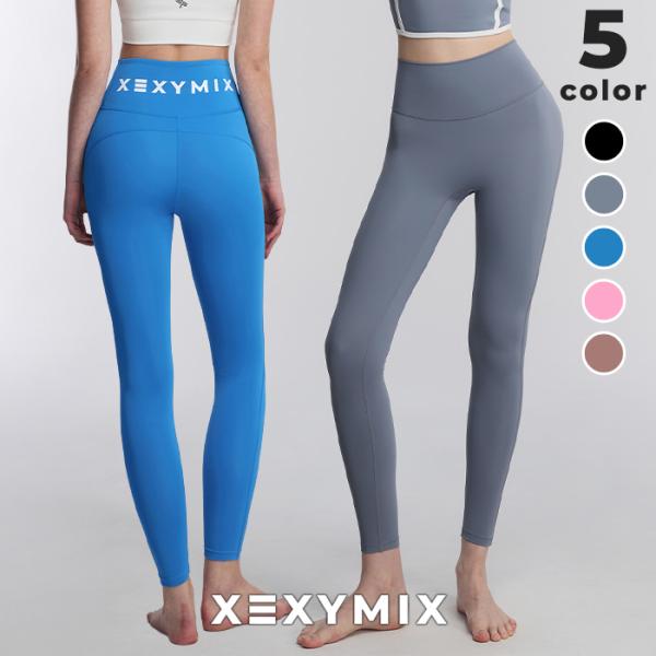 ゼクシィミックス xexymix レギンス 水陸両用 ロング丈 UVカット 吸汗速乾 耐塩素 ヨガウェア レディース ピラティスウェア ボトムス ショート丈 スイムウェア ウォータースポーツ 水着 トレーニングウェア ジムウェア ゼクシーミ...