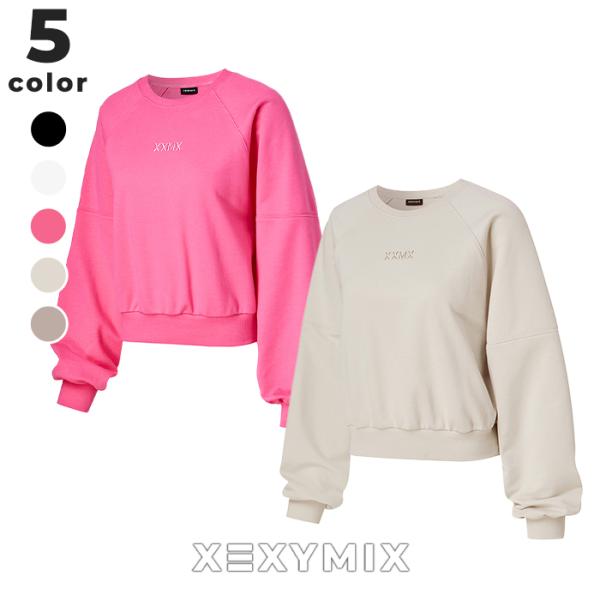 ゼクシィミックス xexymix スウェット トレーナー ヨガウェア トップス ピラティスウェア スポーツウェア レディース トレーニングウェア レディース フィットネスウェア レディース ランニングウェア レディース ジムウェア レディー...