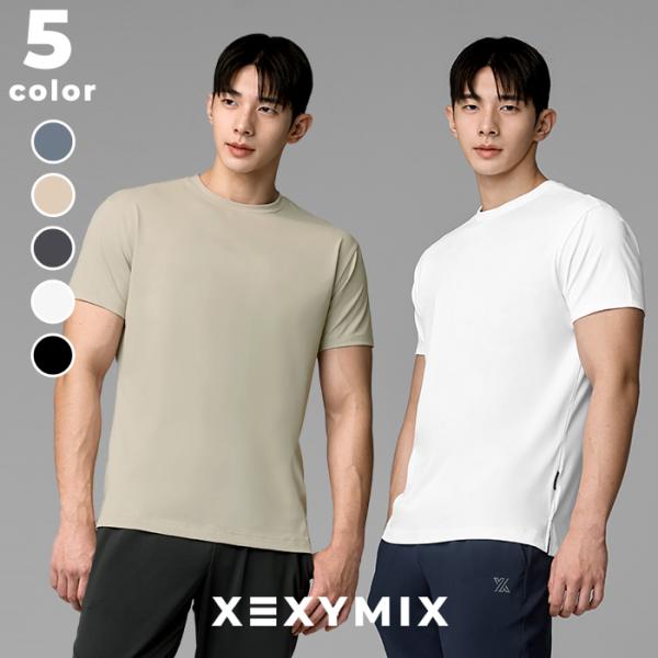 ゼクシィミックス メンズ xexymix mens 半袖 Tシャツ スポーツウェア メンズ トレーニングウェア メンズ フィットネスウェア メンズ ランニングウェア メンズ ジムウェア メンズ 筋トレ トレーニー ボディービル ゼクシーミッ...