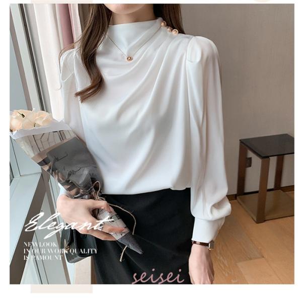 ■商品コード：STOPS029■素材：ポリエステル■カラー：ホワイト、ブラック、ブルー■サイズ：（約）【M】   バスト約94cm　  着丈約61cm　 肩幅約37cm　 袖丈約57cm【L】    バスト約98cm　  着丈約62cm　 ...