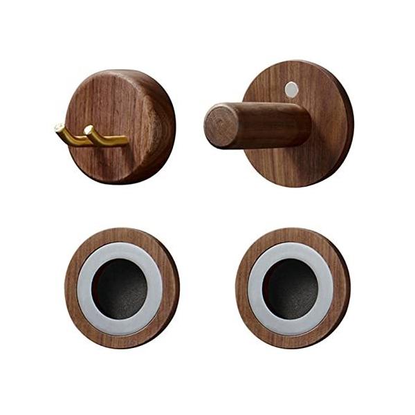 1.頑丈で耐久性：この木製のヘアドライヤーホルダーは、100%ウォールナット材でできており、頑丈で耐久性があります。このヘアドライヤーホルダーは、十分な耐荷重能力を備えています。 クルミとステンレス鋼の美しさは、より自然で高品質です。2.完...