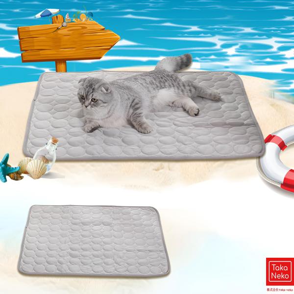 ペットひんやりマット 犬 猫 クールシート 犬 ベッド 夏 ひんやり 冷えひえ 涼感ペットクッション アイスシルク製ペット用マットレス クール 接触冷感 洗える 熱中症 夏対策 犬猫用 (ライト